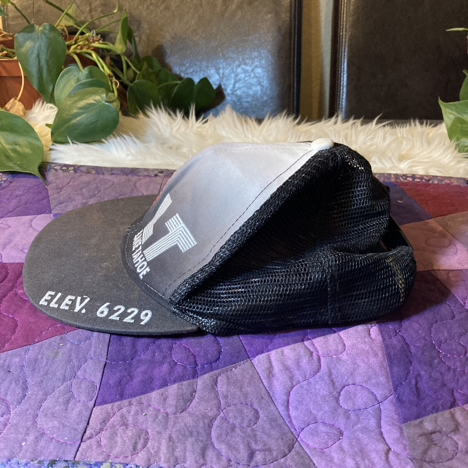 LAKE TAHOE Elevation 6229 LT Trucker Baseball Cap Hat… - Gem