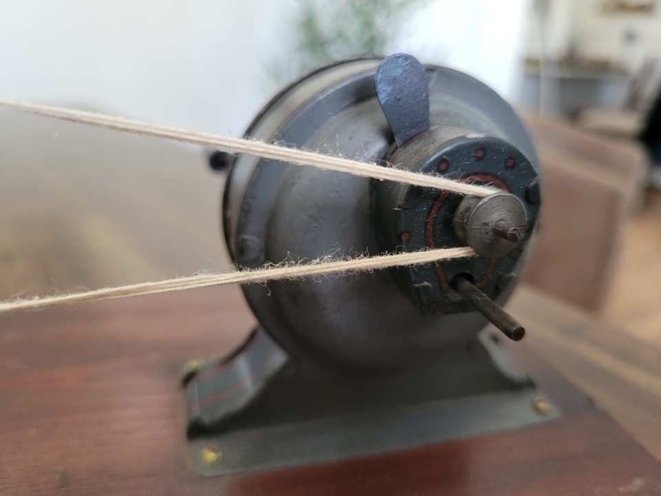 Vintage 1910s J.L. HESS Crank Wind Friction Motor Dynamobil German Tin ...