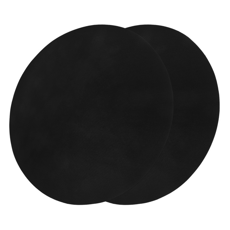 2 Pcs Barbecue Mat Circle Grill Mats for Outdoor Grilling Round Grills ...