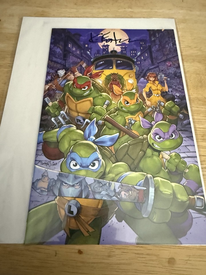 Teenage Mutant Ninja Turtles TMNT Kevin Eastman Signed IDW Comic FanBoy ...