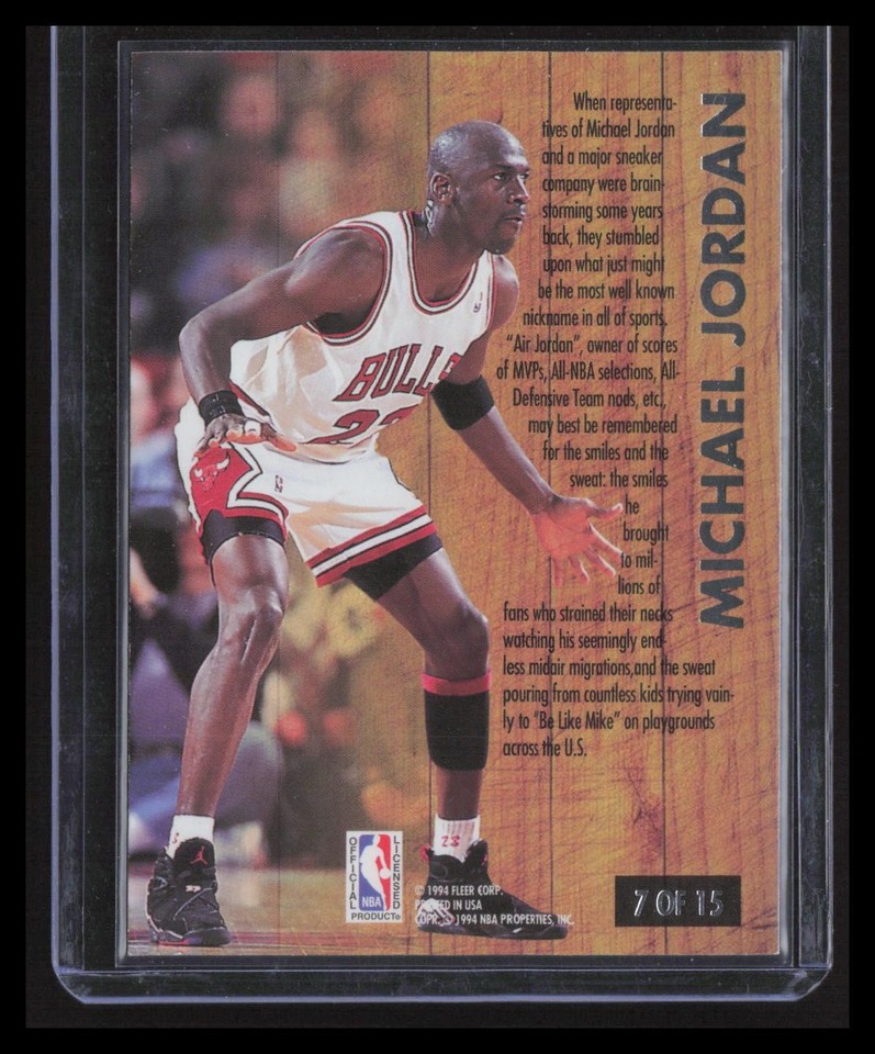 1993-94 Ultra #7 Michael Jordan Famous Nicknames | eBay