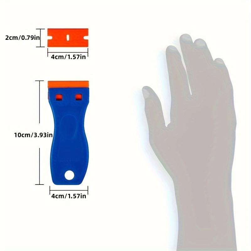 Plastic Scraper Adhesive Scraper Razor Auto Decals Sticker Remover Tool ...