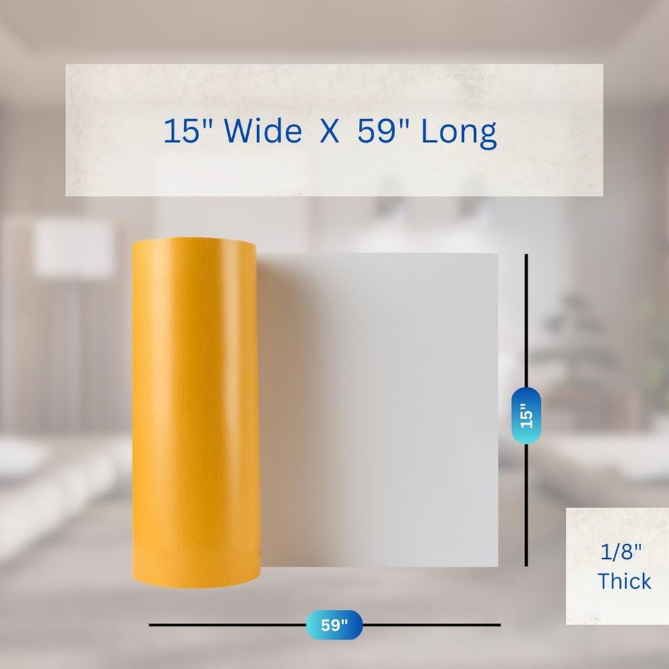 Premium High Density EVA Foam Sheet with Adhesive Backing 15” x 59” | eBay