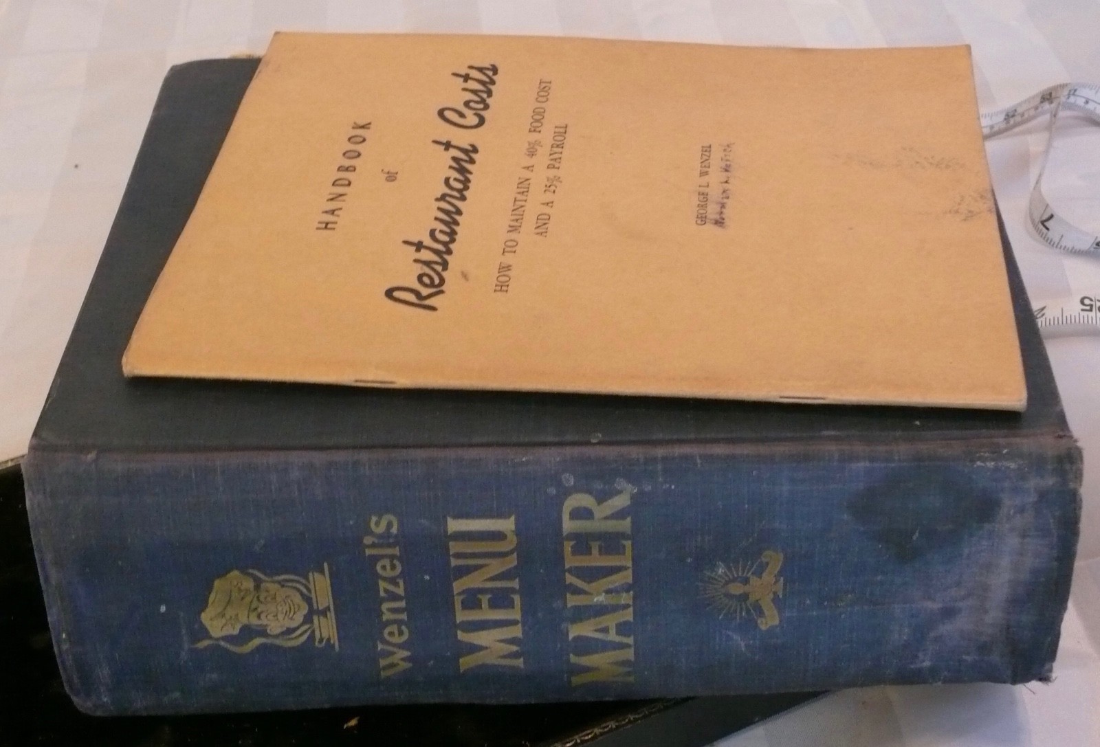 ANTIQUARIAN COLLECTABLE BOOK WENZEL'S MENU MAKER FIRST EDITION 1947 | eBay