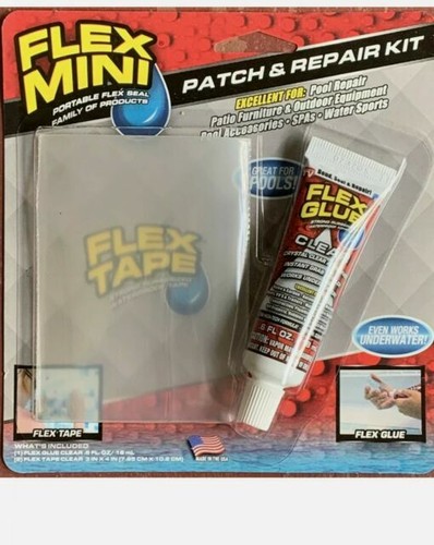 Flex Seal Mini Patch and Repair Kit Flex Tape & Glue for Patio Pool Spa 850003339481| eBay