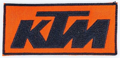 KTM Motorcycles logo embroidered cloth patch B010508 | eBay