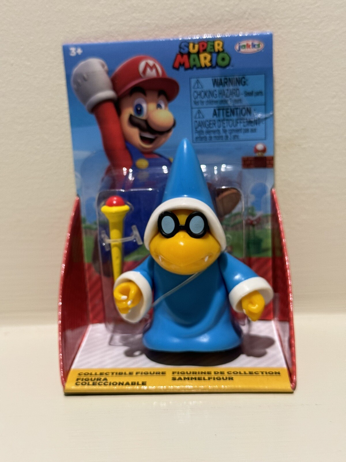 Super Mario Bros Magikoopa Kamek 2.5" Figure World of Nintendo Jakks ...