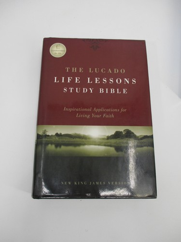 Max Lucado Life Lessons Study Bible Hardcover New King James NKJV 2010 ...
