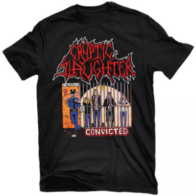 NEW CRYPTIC SLAUGHTER Convicted Album Band Tour Band S to 5XL T-shirt ...