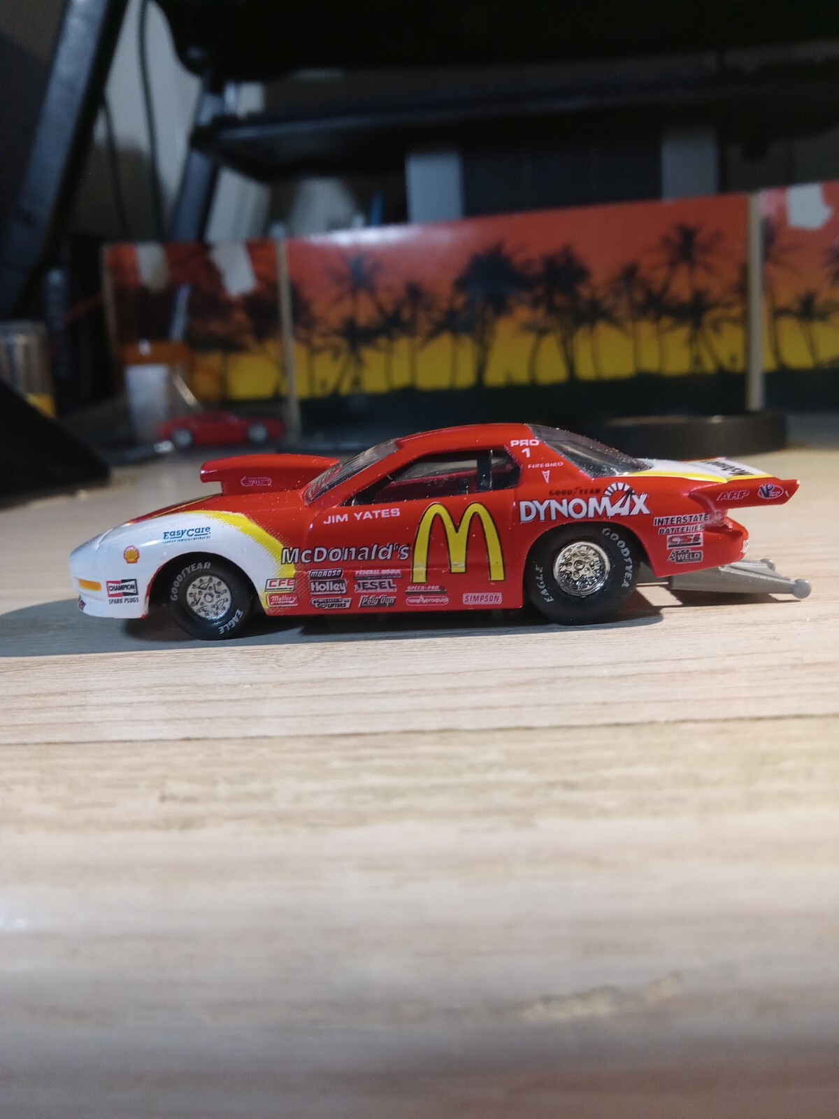 Racing Champions McDonalds Jim Yates Pontiac Fire Bird Pro 1 1:64 Die ...