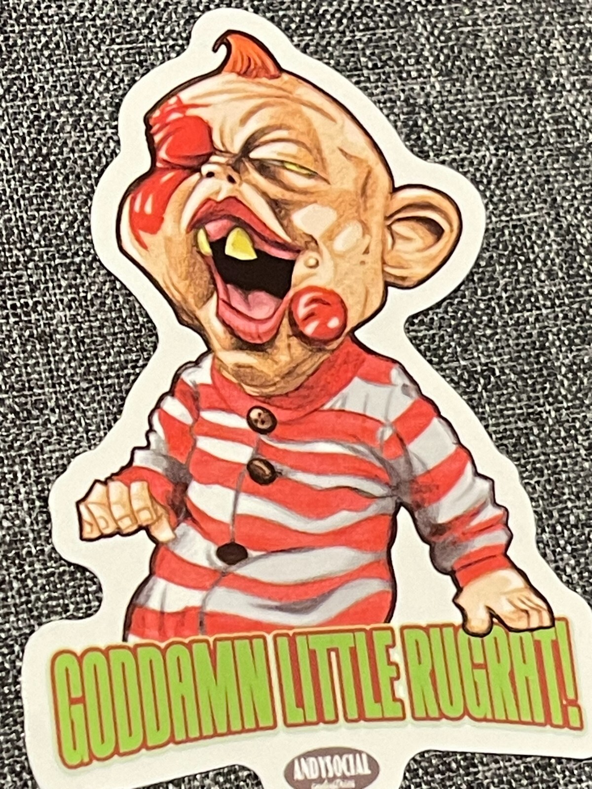 TV SHOW SMALL STICKER STICKERS MOVIE MEMORABILIA HORROR Damn Little ...