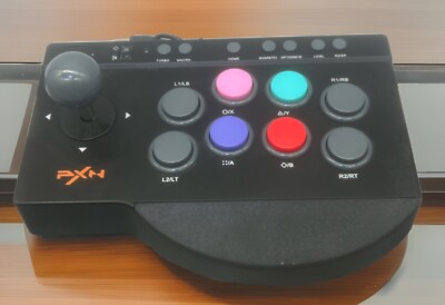 PXN [PXN-0082] USB Arcade Fight Stick for Android Switch Xbox One PS4 ...