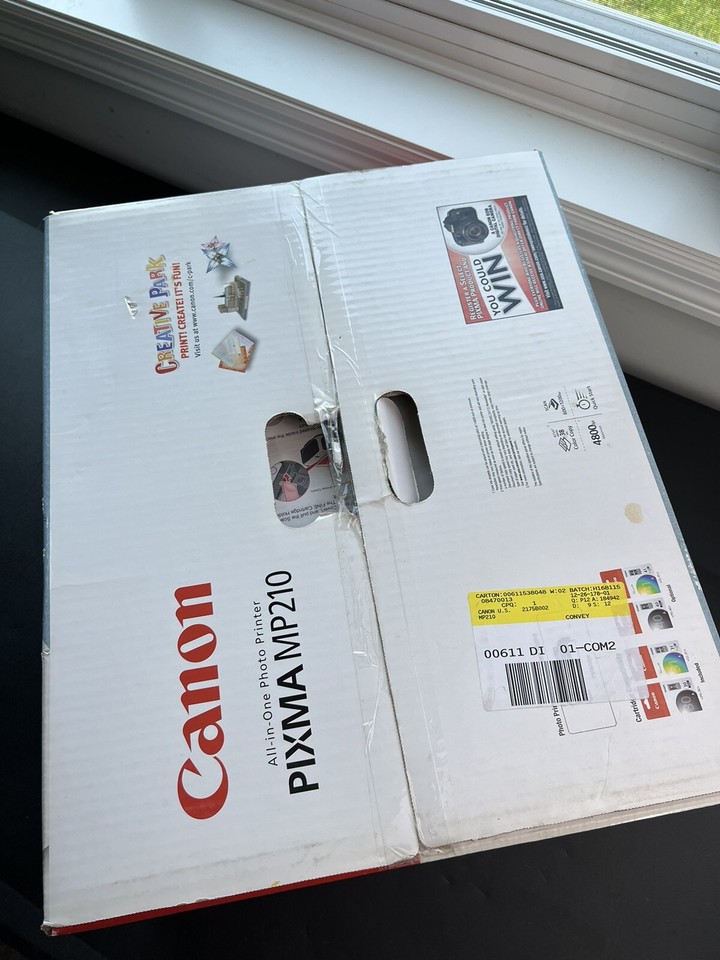 Canon Pixma MP210 Photo All-In-One Inkjet Printer NEW IN BOX ...