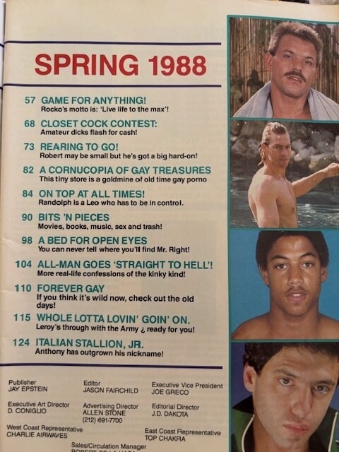 "Rare" All Man Magazine - 2 Magazines - Fall 1987 AND Spring 1988 | eBay