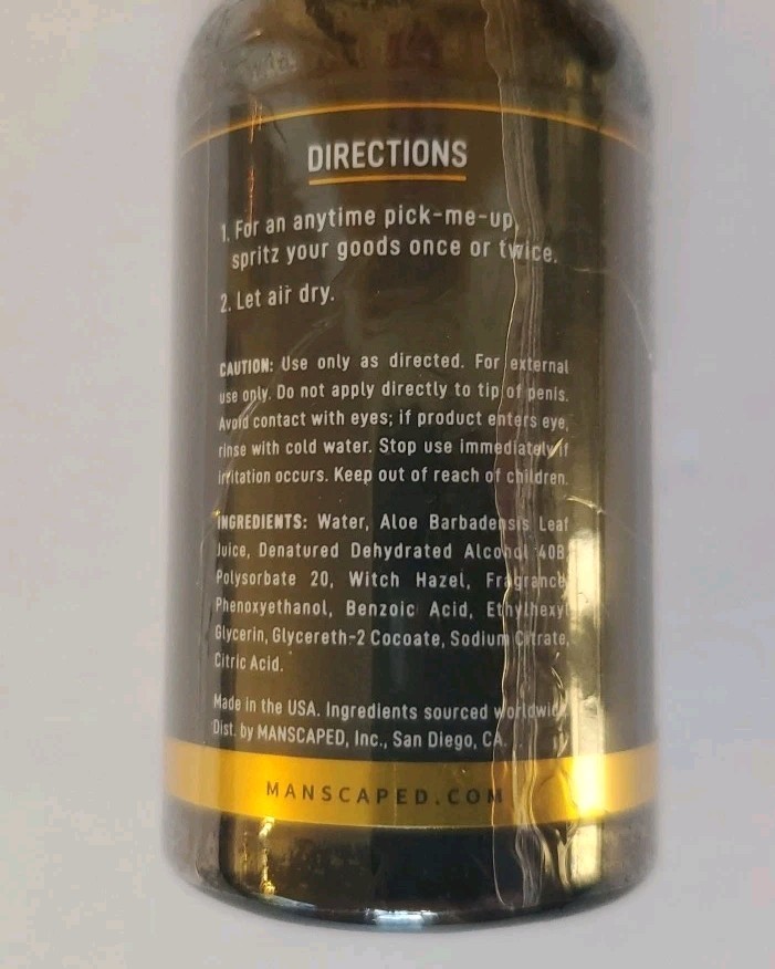 Manscaped Crop Reviver Refreshing Ball Toner 2oz Travel Size Spray ...