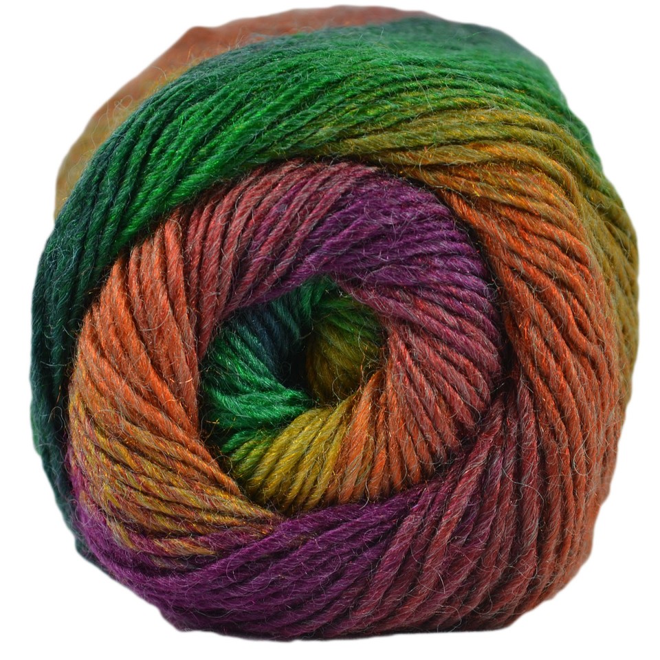 King Cole Riot DK 100g Acrylic Wool Blend Multi Coloured Knitting Yarn ...
