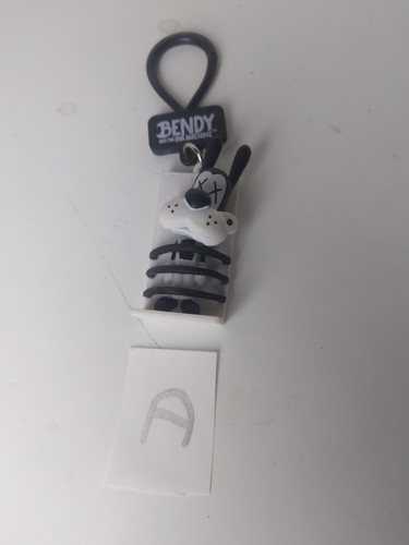 Bendy and the Ink Machine Dead Boris Backpack Clip Blind Bag keychain A ...