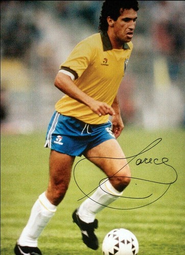 CARECA SIGNED BRAZIL 16x12 FIFA WORLD CUP PHOTO SEE COA & PROOF ...
