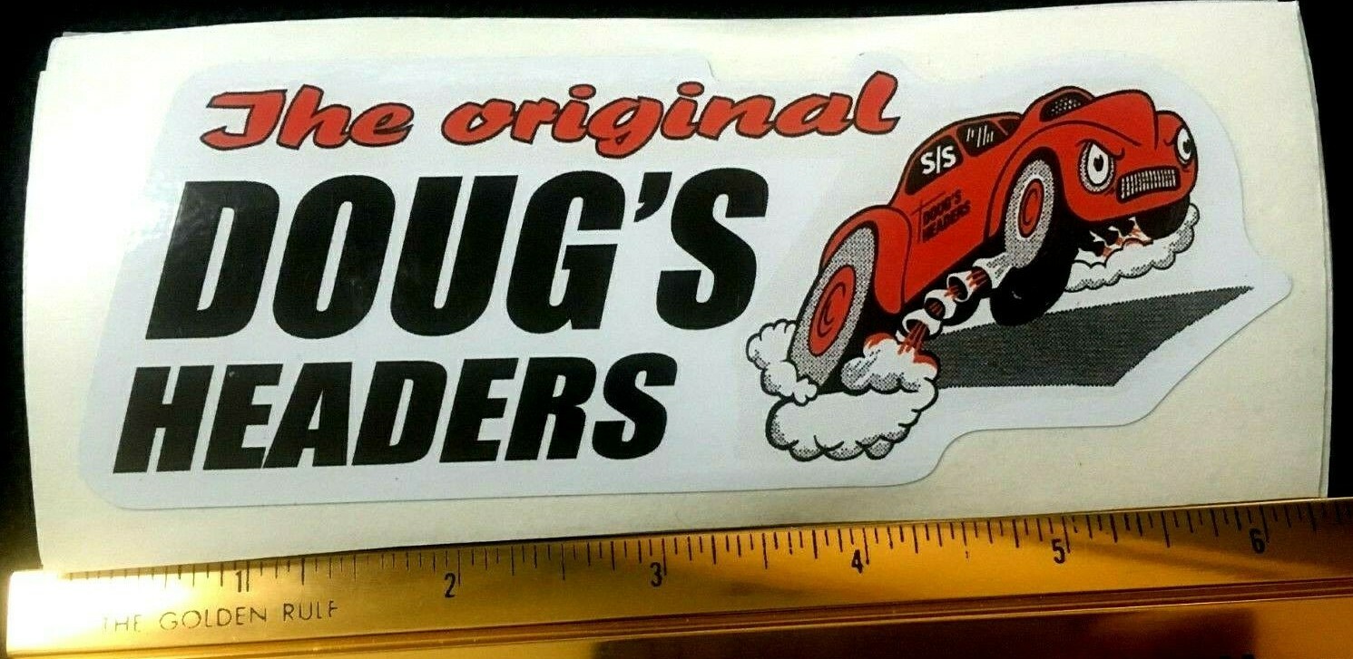 DOUGS HEADERS Sticker Decal Automotive | eBay