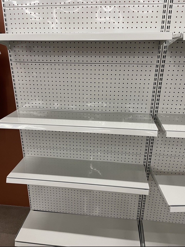 Gondola shelving for retail display or storage. 6 Shelves For Pick Up ...