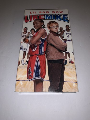 Like Mike VHS Tap 2002 Lil Bow Wow Jonathan Lipnicki Morris Chestnut ...