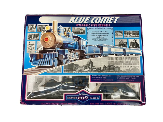 Bachmann Big Haulers Blue Comet Atlantic City Express Train Set 58616 ...