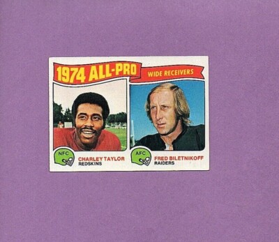 1975 Topps Football Set ALL PRO WIDE RECEIVERS Card # 201 TAYLOR ...