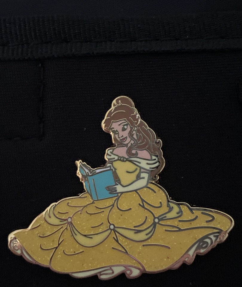 DISNEY 2016 BEAUTY & THE BEAST PRINCESS BELLE READING A BOOK SPARKLE ...