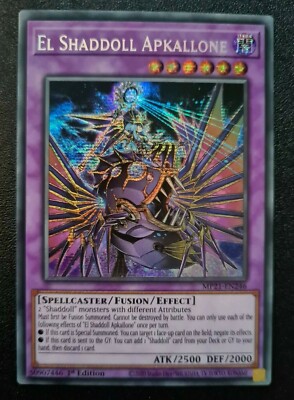 El Shaddoll Apkallone Yu-Gi-Oh! MP21-EN246 1st Prismatic Secret Rare ...