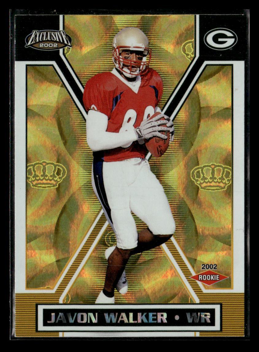 2002 Pacific Exclusive #191 Javon Walker Gold | eBay