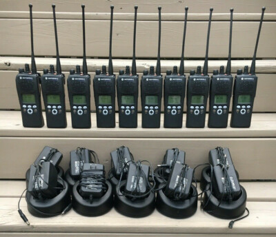 (10) Motorola XTS2500 II 800Mhz P25 Digital Radios H46UCF9PW6BN 500018 ...