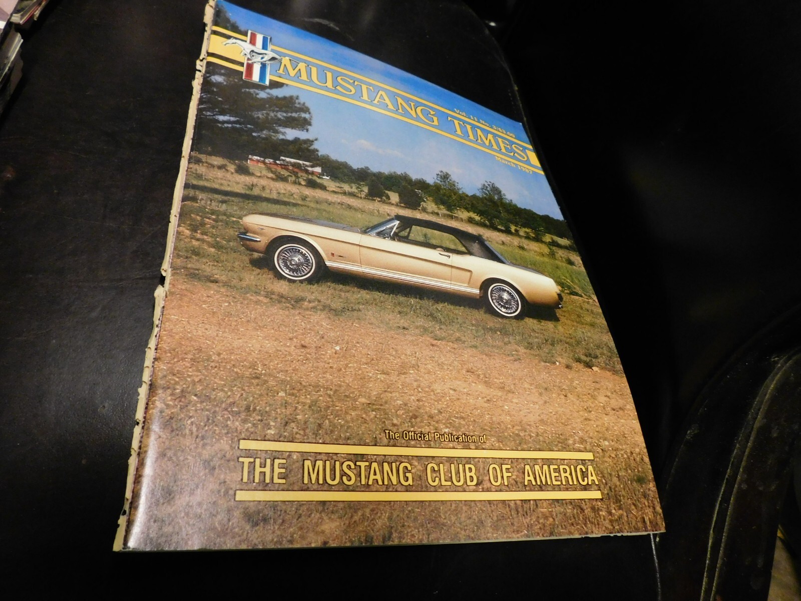 Mustang Times Magazine The Mustang Club of America 1987 March | eBay