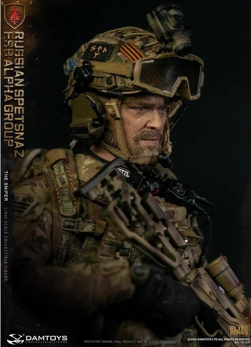 DAMTOYS 78100 1:6 Russian Spetsnaz FSB Alpha Group Sniper Action ...
