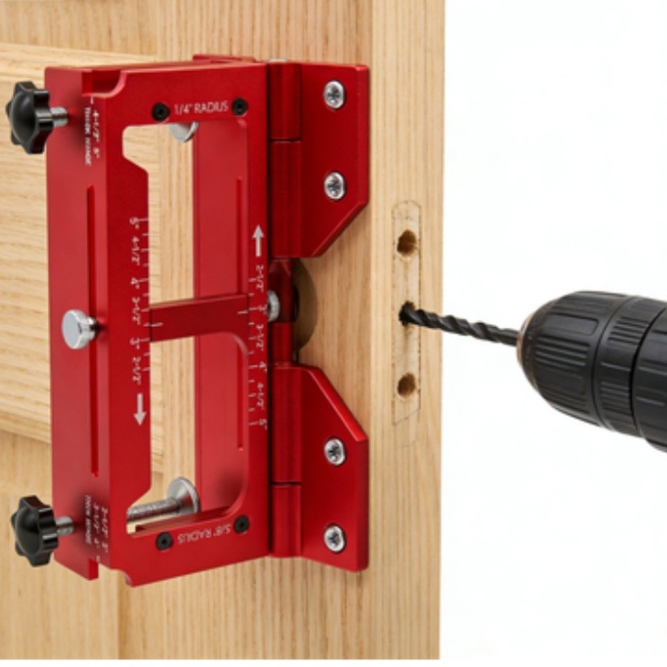 Door Hinge Jig Mortise Template Positioning Fixture Mortise Jig ...