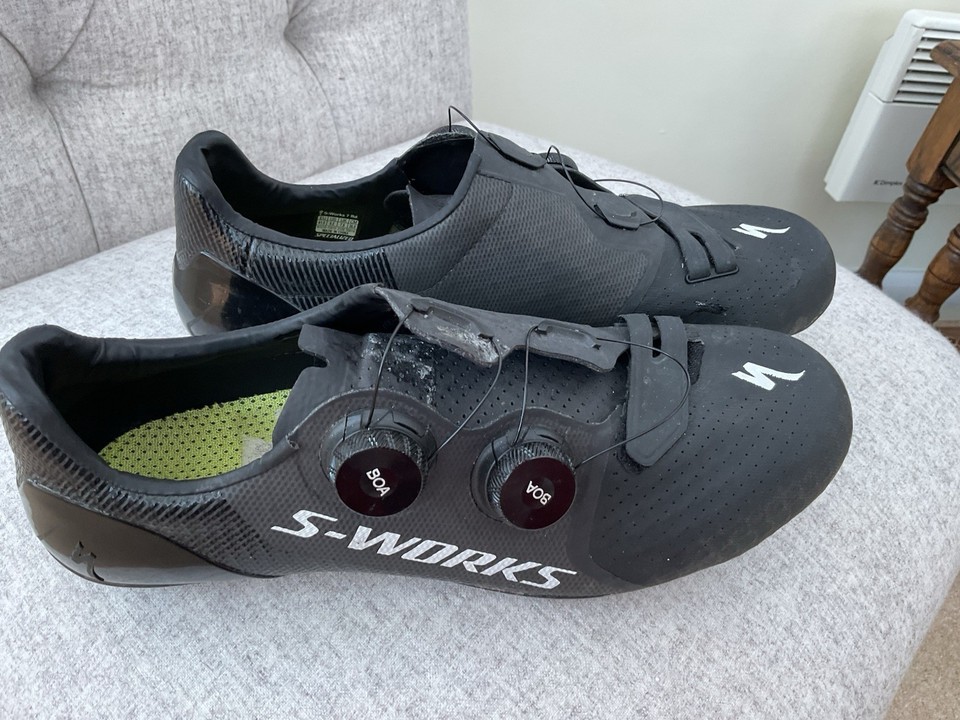 S-works Sl7 Carbon Road Cycling Shoes In Black | eBay UK