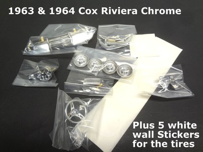 Cox Gas Powered 1963 1964 Riviera NOS Reproduction Chrome Parts by The ...