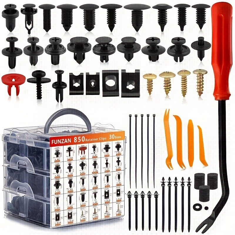 Car Push Retainer Clips Auto Body Clips Automotive U-Clip 880PCS Auto ...