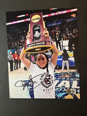 Dawn Staley signed autographed South Carolina & trophy 8x10 photo ...