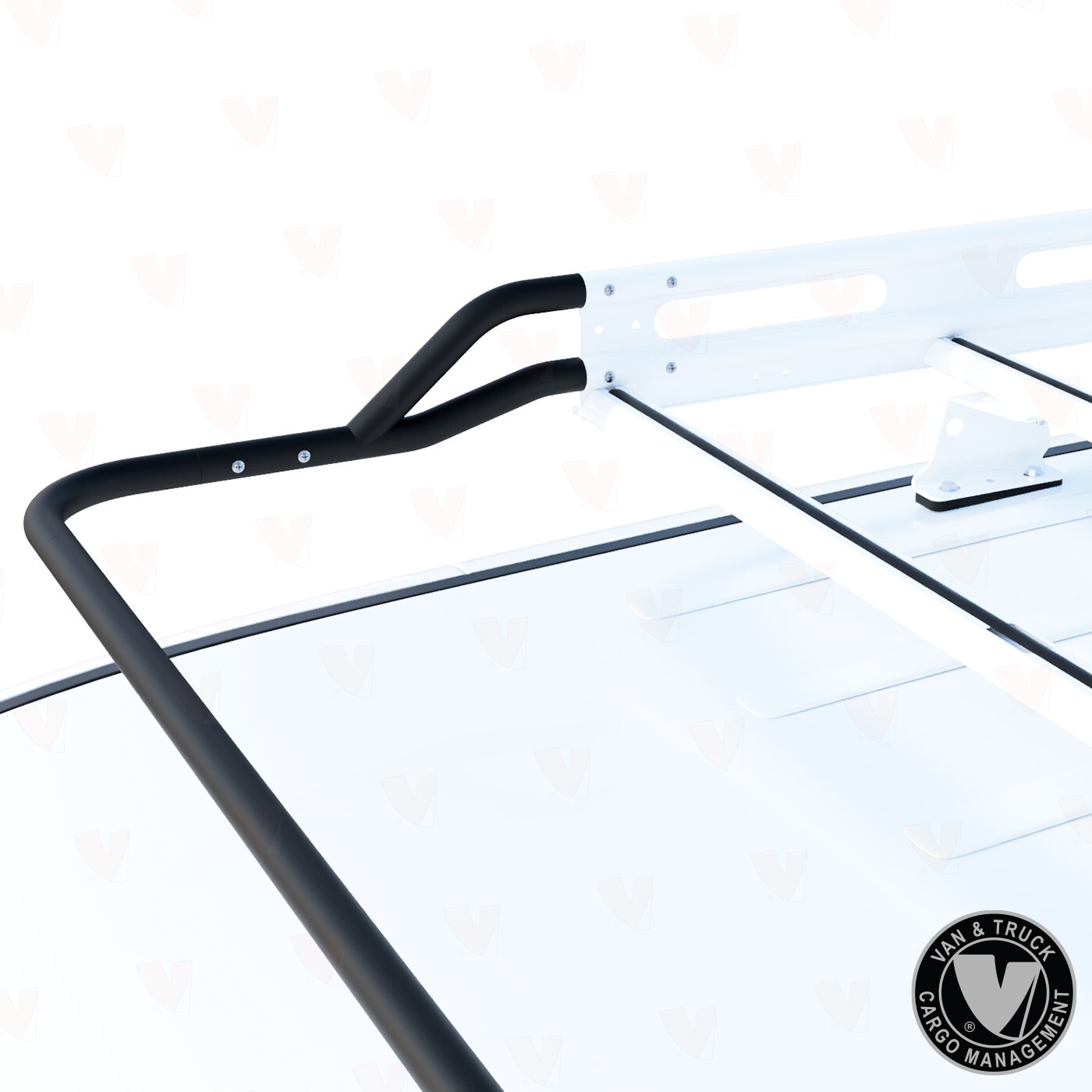 Universal Premium Heavy-Duty Aluminum White Ladder Rack for Minivan ...