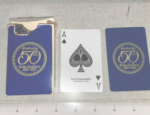 1979 DELTA AIRLINES 50th Anniversary Souvenir Playing Card Deck | eBay