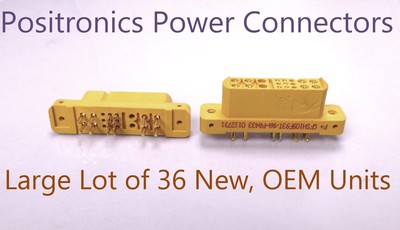 36 Positronics Press-Fit Power / Signal Connector 19-Pin # GFSH109F93T ...
