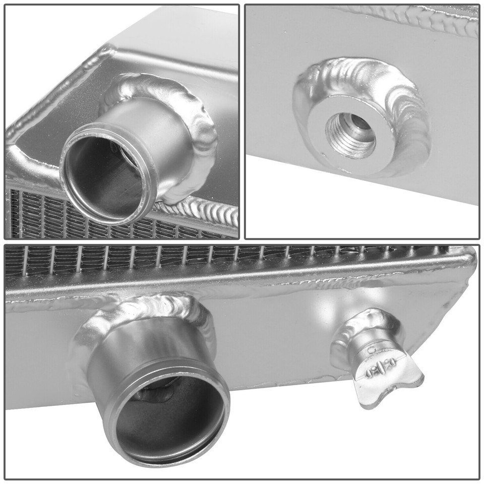 3-Row Full Aluminum Radiator Replacement for 65-67 Pontiac GTO/Tempest ...