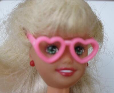 Barbie STACIE JANET WHITNEY Doll 1990s Eye Reading Plastic Glasses Pink ...