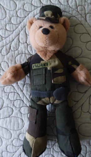 Army Plush Stuffed Bear -'Valiant' Limited Treasures 9" | eBay
