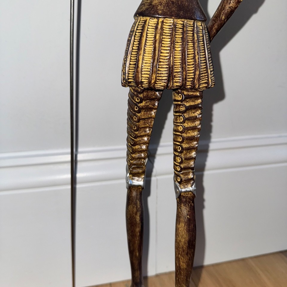 Vintage Don Quixote Statue Elongated Man of La Mancha Bronze Finish ...