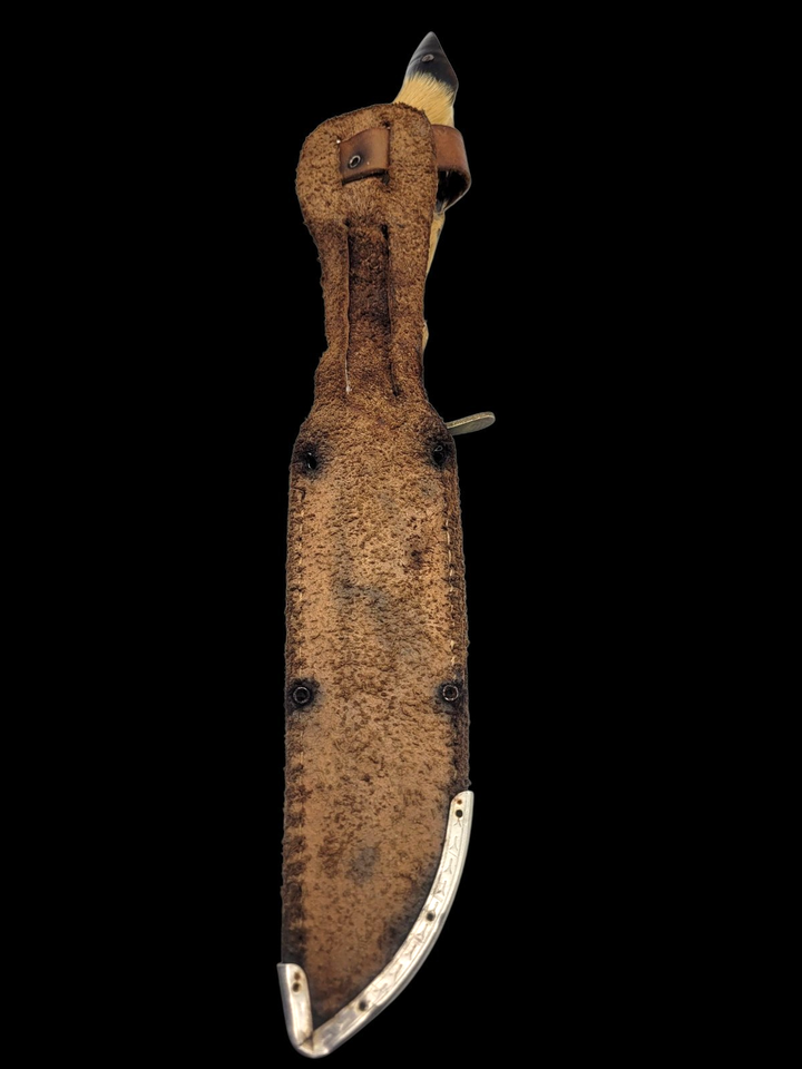 Vintage Matador SOLINGEN GERMANY Deer Hoof Hunting Knife with Leather ...