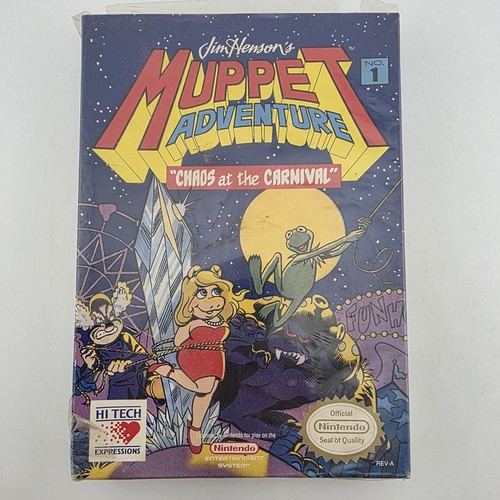 Muppet Adventure - Box Only - Nintendo Nes - Shrink (No Game - No ...