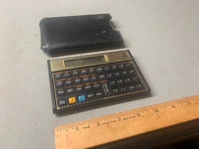 Hewlett Packard HP 12C Financial Calculator with Sleeve Case | eBay