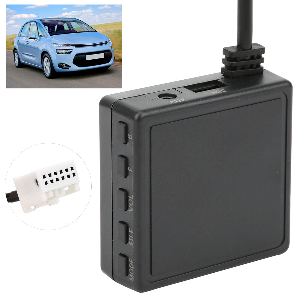 12Pin AUX Module Wireless Handsfree Microphone For C2 C4 307 3 | eBay