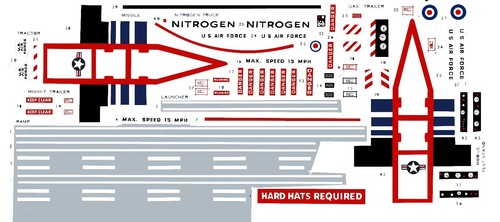 REPRO DECALS: REVELL ATLAS , MERCURY-ATLAS , THOR-ABLE or HAWK ATLAS ...